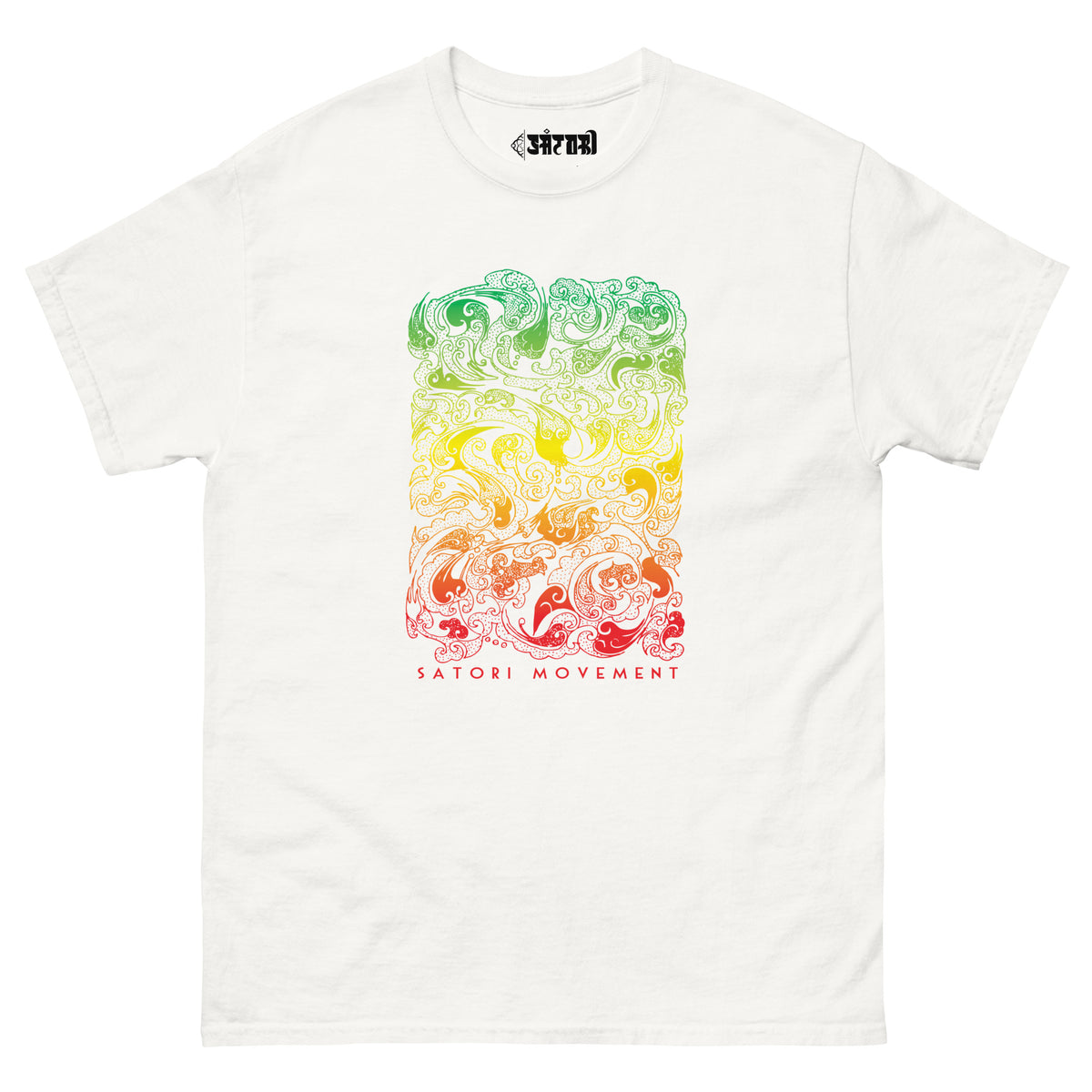 Rasta Clouds Cotton T-shirt – Satori Movement