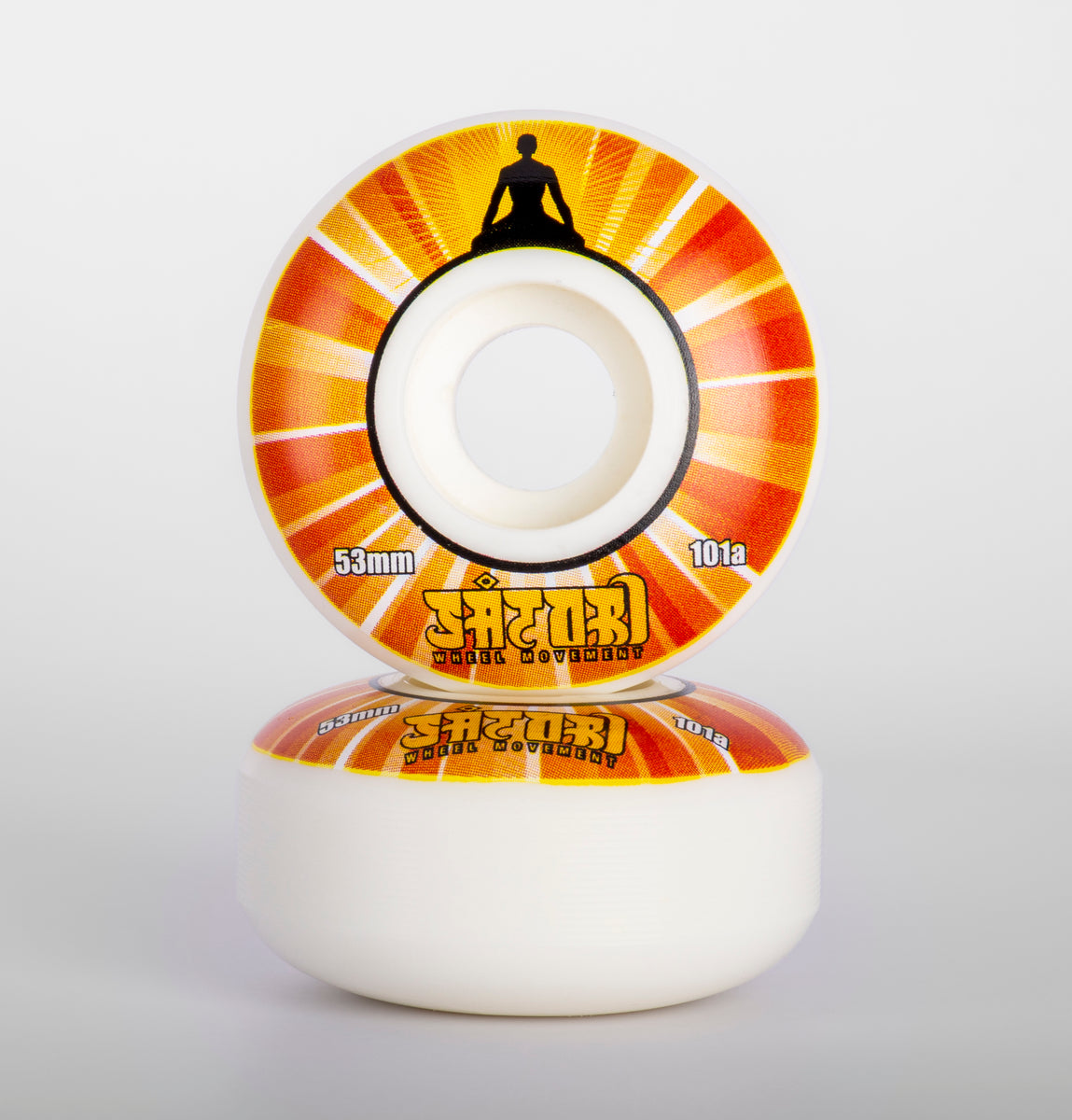 53mm Illuminating Series Skate Wheels (101a Slim) – Satori Movement