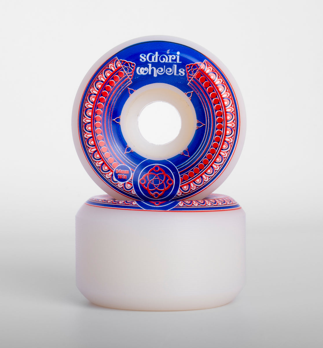 54mm Ornamental Series Skate Wheels (101a Conical) – Satori Movement